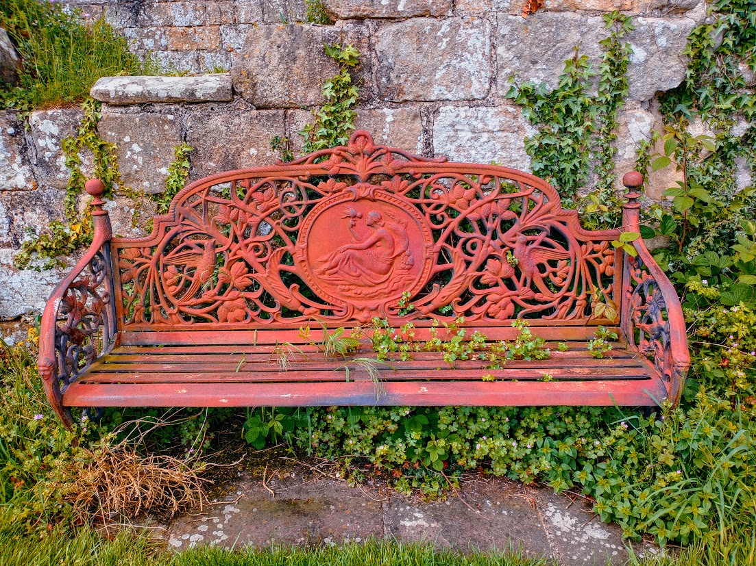 A Rusty Red Bench – From Pyrenees to Pennines